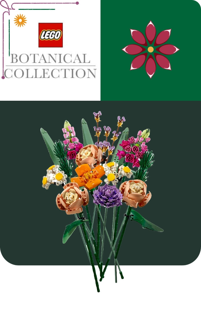 לגו פרחים האוסף הבוטני | LEGO Botanical Collection – מתוייג עם "Icons ...